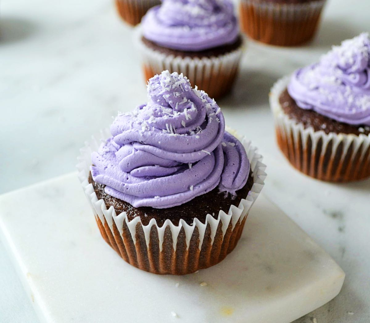 Ube Cupcakes Recipe - Cook with Chung