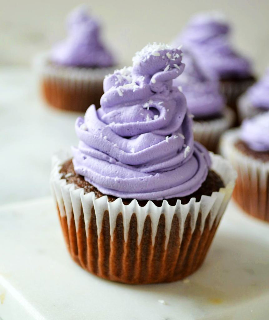Ube Cupcakes Recipe - Cook with Chung